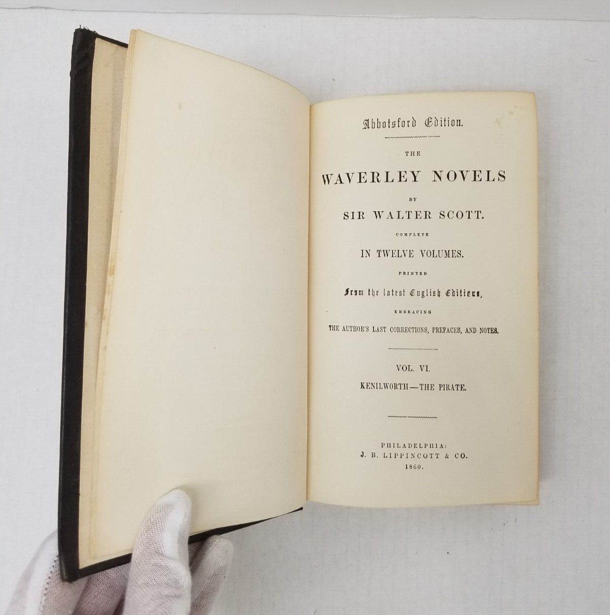 Rare Antique Book.Sir Walter Scott, The Waverly Novels in 12 Vol 1860 ...