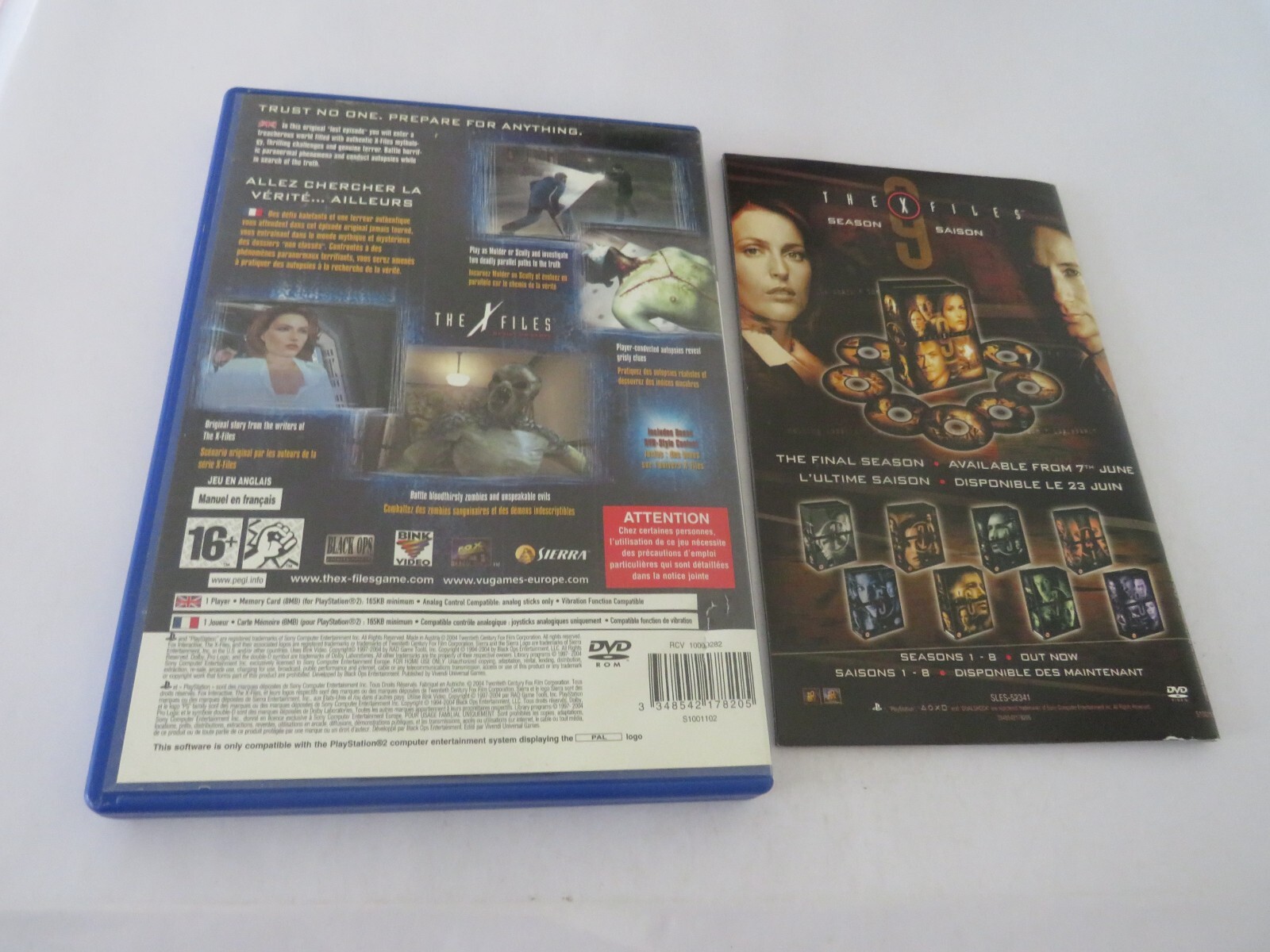 THE X-FILES: RESIST OR SERVE PLAYSTATION 2 PS2 PAL | eBay