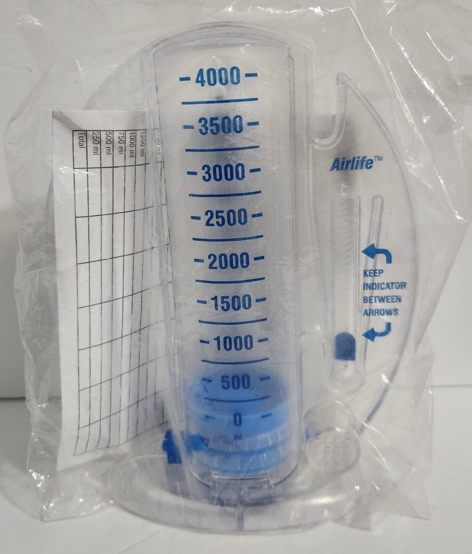 Set Of 2 Vyaire AirLife 001902A Volumetric Spirometer One-Way Valve ...