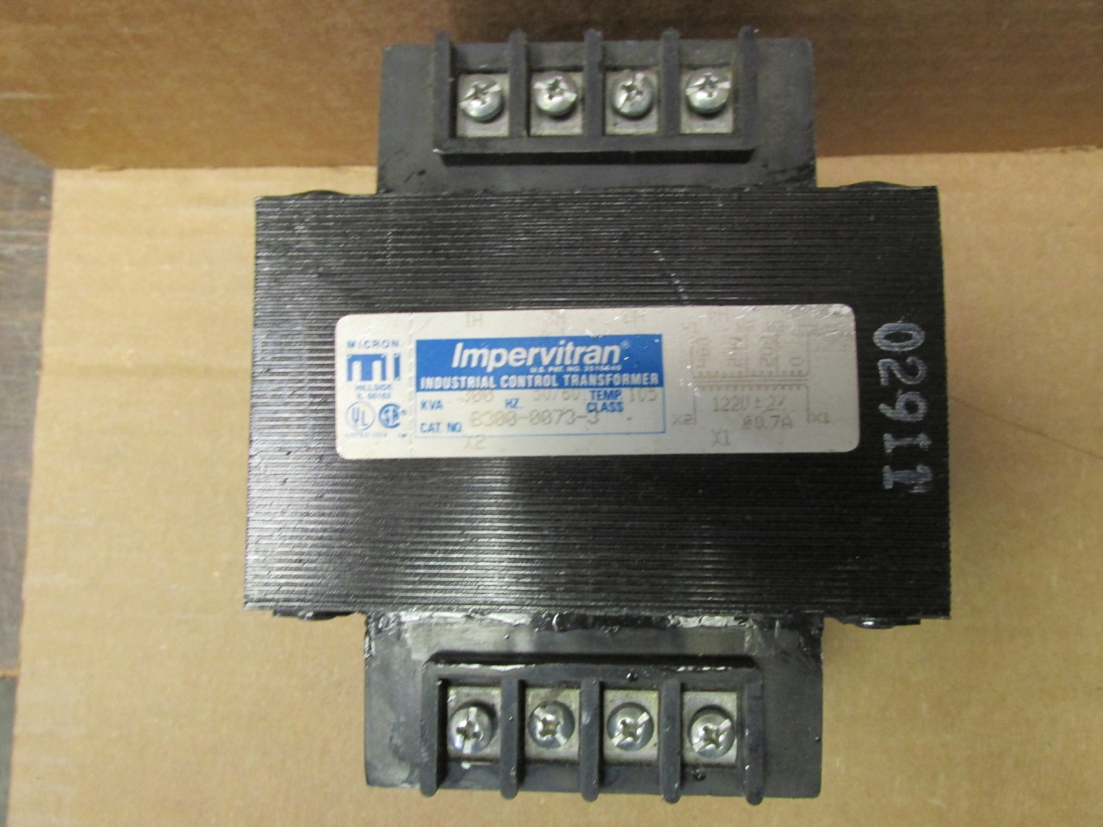 MICRON IMPERVITRAN B300-0073-3 .300 KVA 50/60 HZ TRANSFORMER | eBay