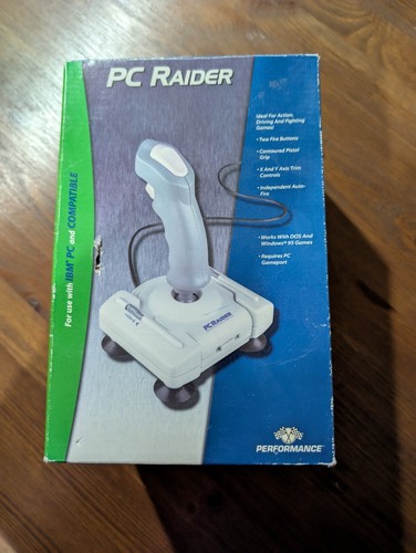 PC Raider Professional Analog Joystick - IBM PC Compatible - Vintage w ...