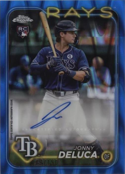 2024 Topps Chrome Update Series - Autographs Jonny Deluca #AC-JD Blue ...