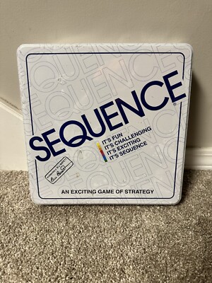 Sequence Board Game - An Exciting Game of Strategy by JAX 1995 in Metal ...