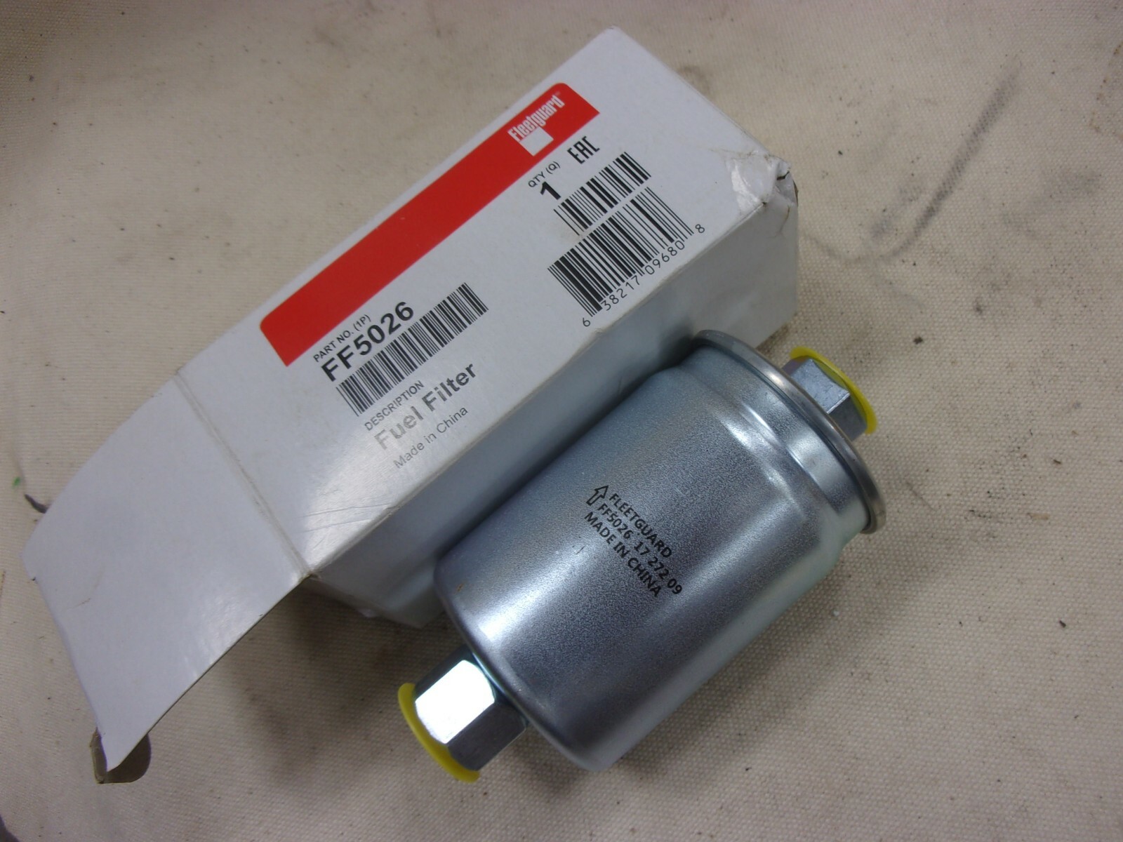 FF5026 In Line Steel Gas Engine Threaded Fuel Filter 25171792 Fleet ...