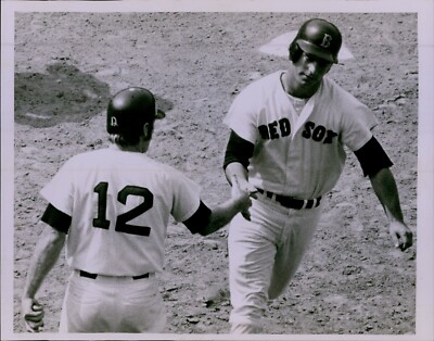 LG786 1971 Original Photo JOHN KENNEDY JOE LAHOUD Boston Red Sox ...