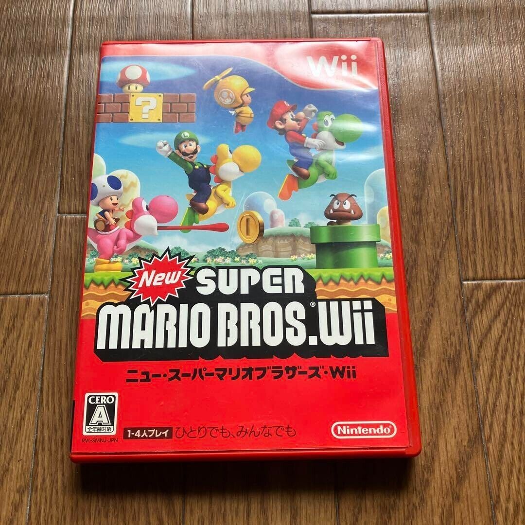 Nintendo Wii Video Games New Super Mario Bros. 2009 NTSC-J Japanese | eBay