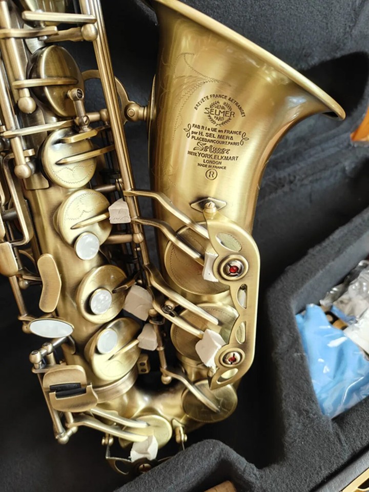 NEW Alto Saxophone Antique copper High Quality E-flat Sax with case | eBay