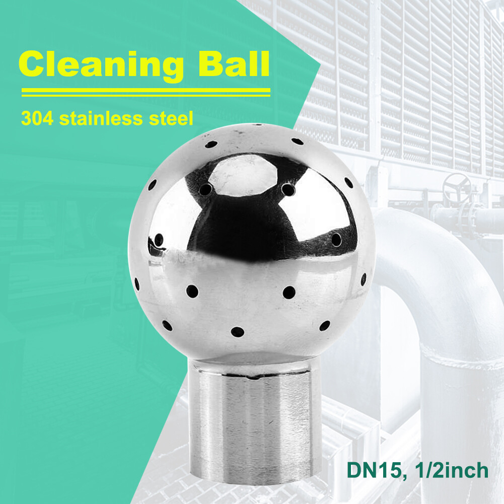 DN15 0.5inch Wide Use Tank Cleaning Ball Fix Rotary Spray Stainless ...