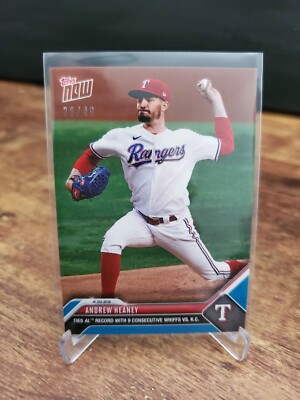 Andrew Heaney - 2023 MLB TOPPS NOW Card 92 9 Consec Whiffs - Blue ...