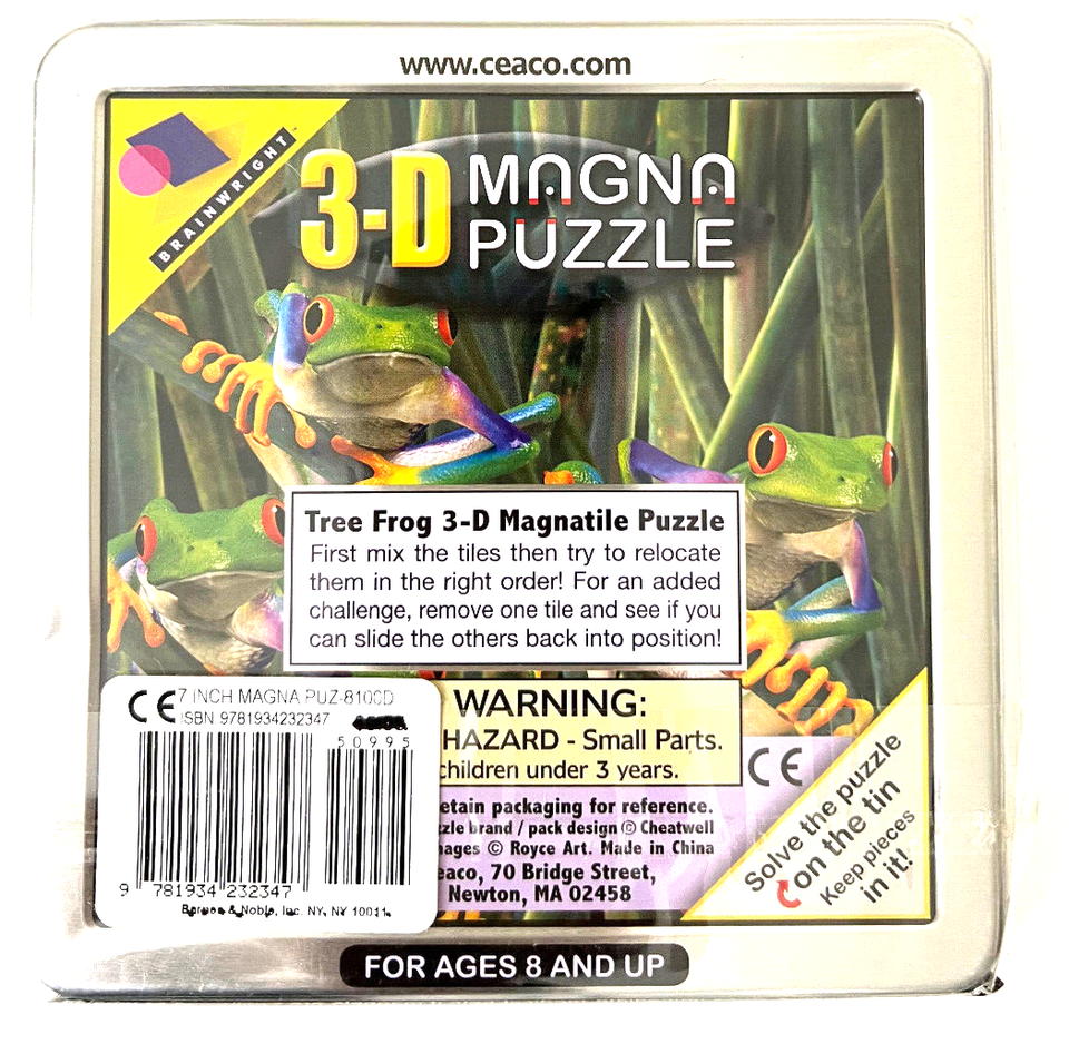 Magna Puzzle 3D Holographic Magnatile Puzzle "TREE FROG" NEW! | eBay