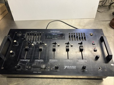Radio Shack 7 Band Equalizer 3 Channel Stereo Sound Mixer 32-3012 | eBay