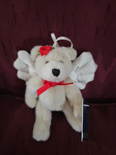 Vintage Christmas Tree Ornament Angel Bear Heritage Ganz Original Paper ...