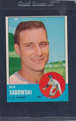 1963 Topps #568 Bob Sadowski Angels EX 63T568-90316-5 | eBay