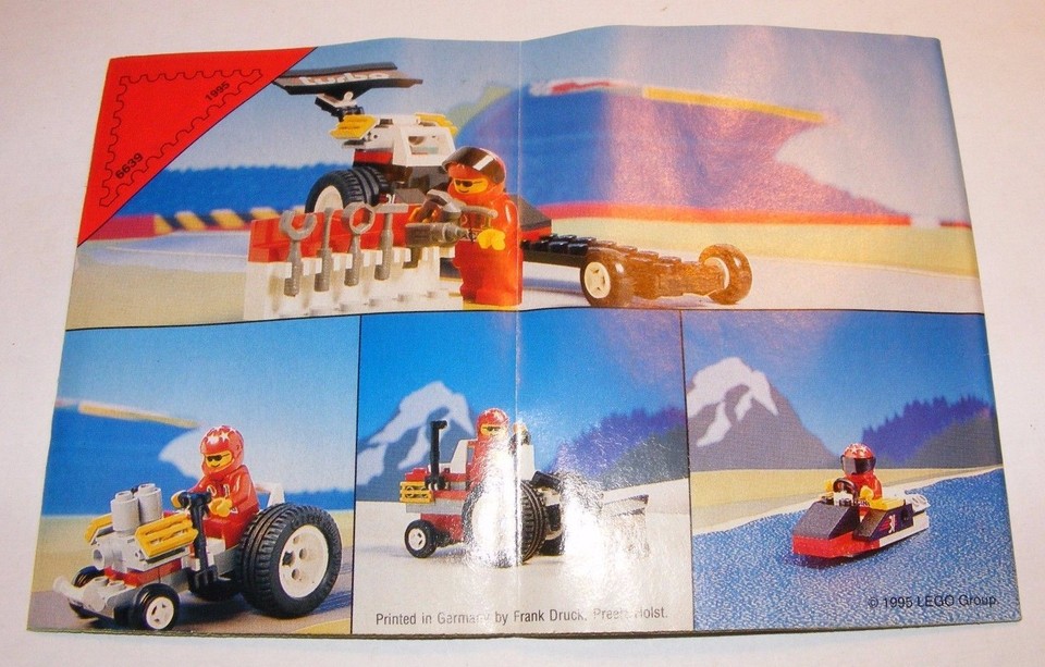 1995 LEGO Raven Racer 6639 INSTRUCTION MANUAL ONLY | eBay