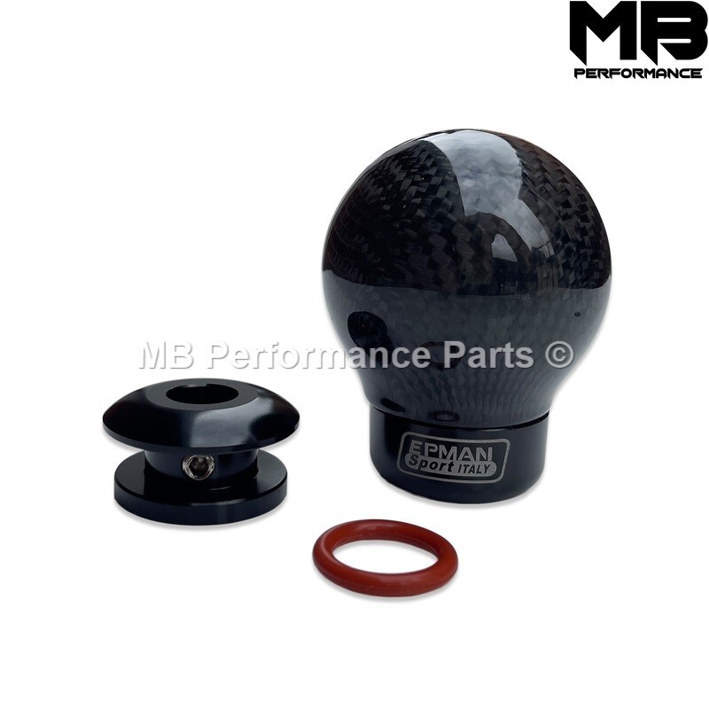 Real Carbon Fiber Fibre Gear Shift Knob Ball MK6 Ford Fiesta ST Zetec S ...