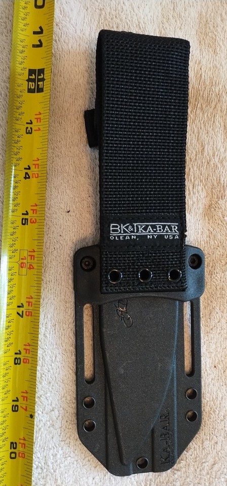 Survival Tactical knife, 9" long, full tang fixed blade, Kydex sheath ...