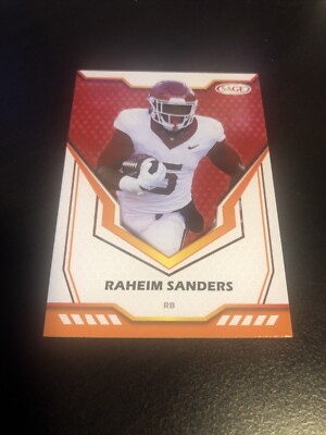 2024 Sage RED Hit High Series Raheim Sanders #136 Arkansas Razorbacks ...