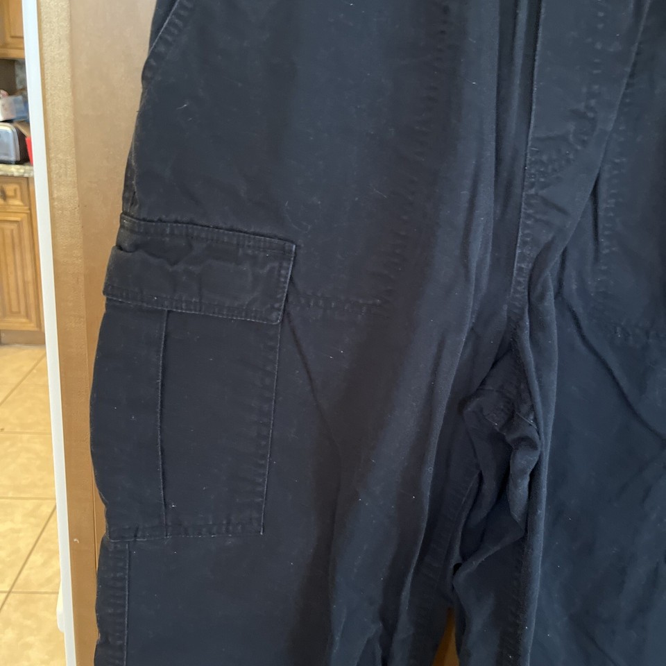 Boys Canyon River Blues Black Uniform Stretch Waist Cargo Pants Size XL ...