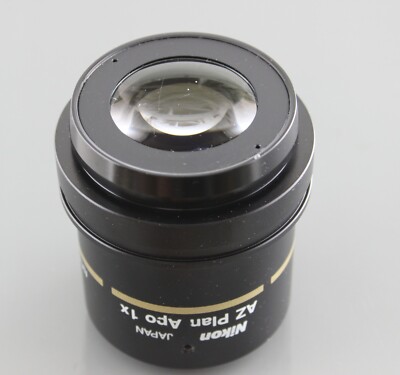 Nikon 1x 0.1 WD 35 AZ Plan Apo Microscope Objective Lens For Az100 ...