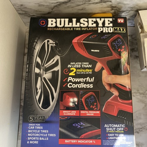 Bullseye Pro Digital Tire Inflator 150 PSI Max Automatic w/Gauge ...