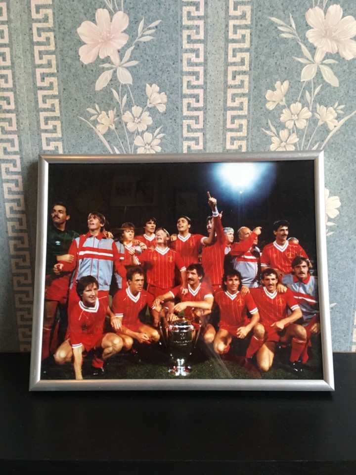 Liverpool 1984 European Cup Football Photograph And Frame 10 x 8" | eBay