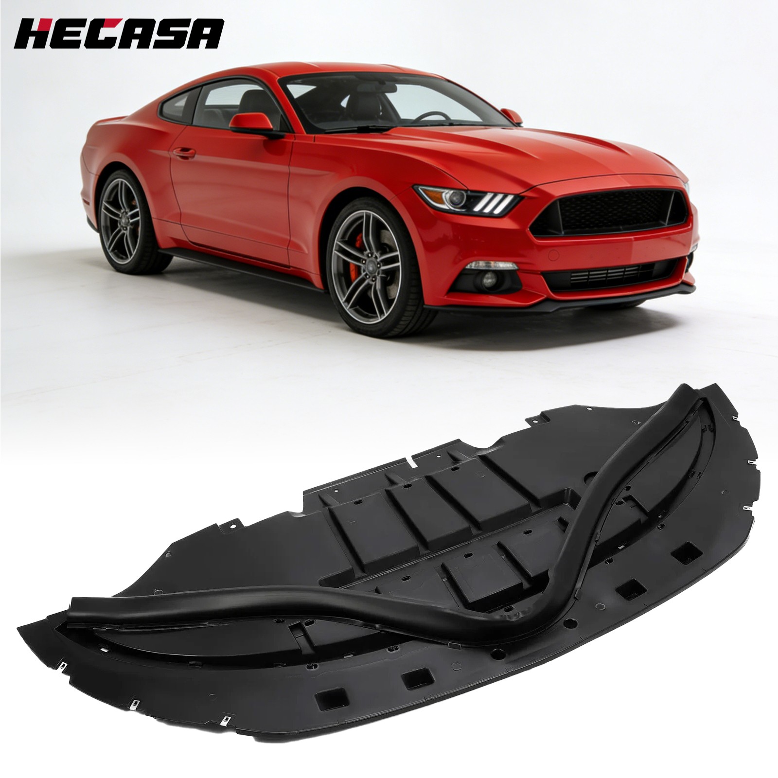 Fits Ford Mustang 2015-2017 Splash Shield Under Engine/Radiator Cover ...