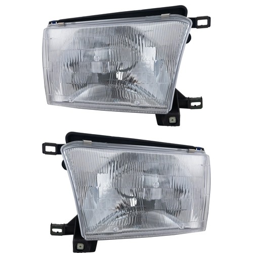 Front Composite Headlamps Headlights Lights Lamps Pair Set for 96-98 ...