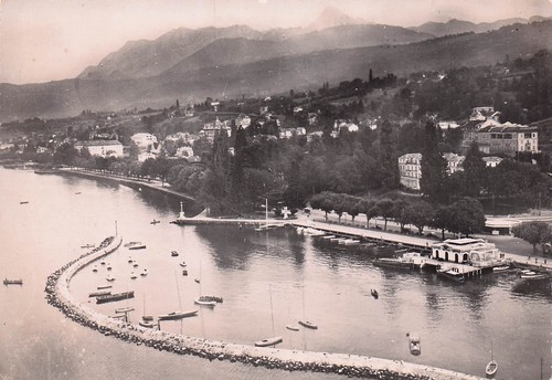 74 EVIAN LES BAINS LE PORT ET LA DENT D OCHE | eBay