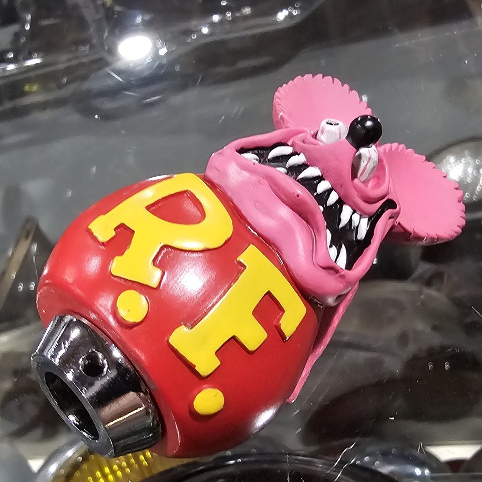 Cast Resin Ed Big Daddy Roth RAT FINK Shift Knob vtg style Hot Rod ...