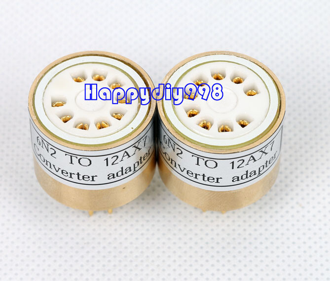 1PC 6N2 6H2N TO 12AX7 ECC83 6.3v vacuum tube adapter socket converter ...