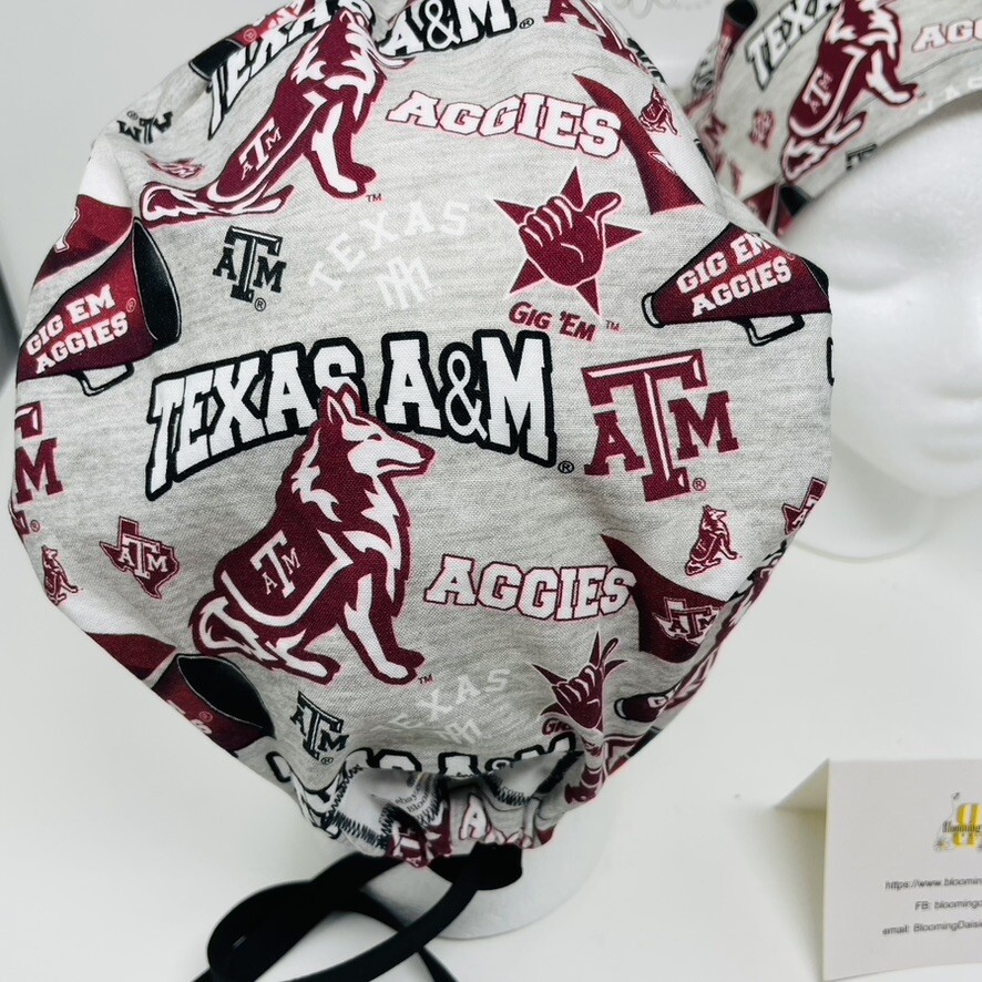 TX A&M - Skull Unisex Skull/Chemo Surgical Scrub Hat/Cap | eBay
