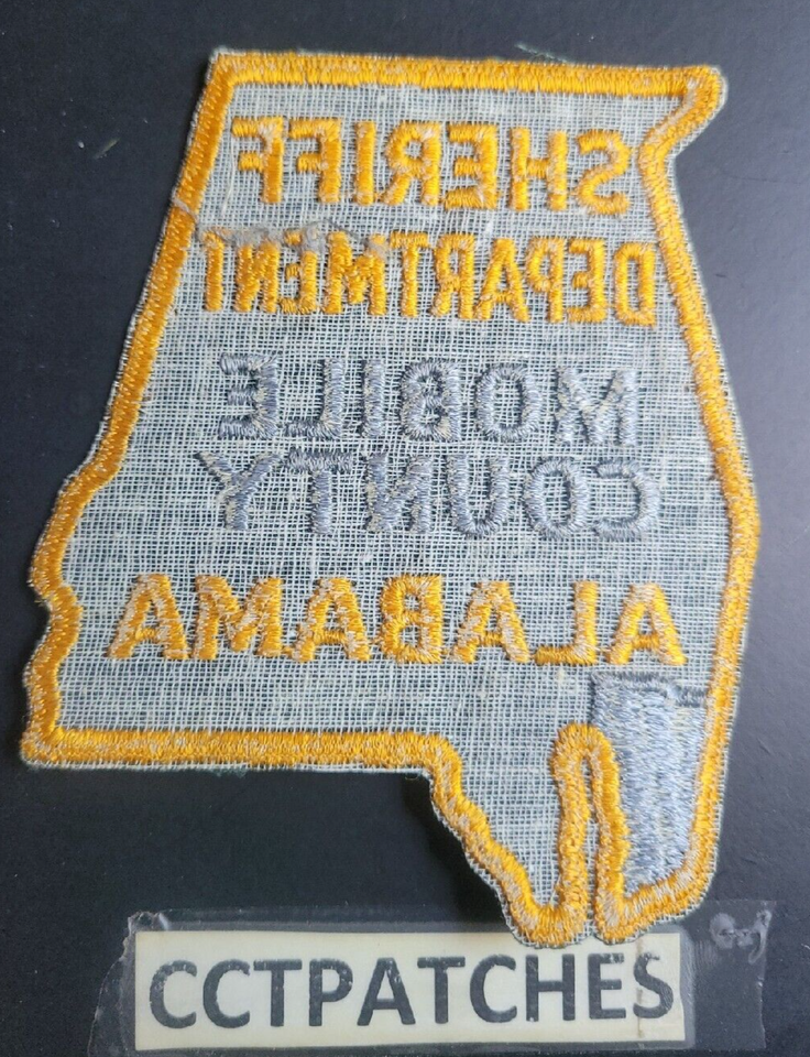 MOBILE COUNTY, ALABAMA SHERIFF STATE SHAPE SHOULDER PATCH AL | eBay