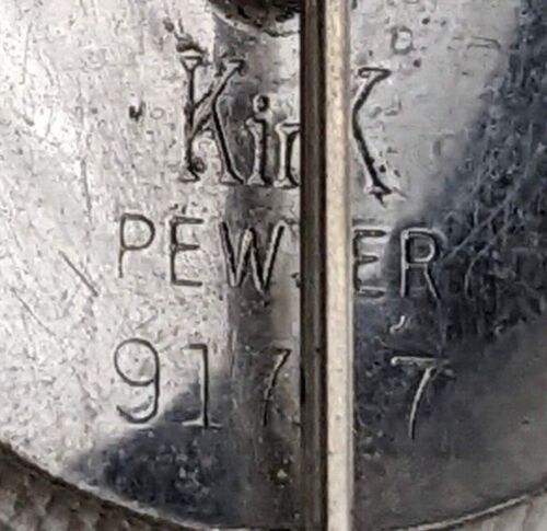 Vintage Etched Flowers KIRK PEWTER Stick Pin Flower Round 917-7 | eBay