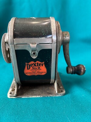DEXTER NO 2 IMPROVED PENCIL SHARPENER--AUTOMATIC PENCIL SHARPENER CO ...
