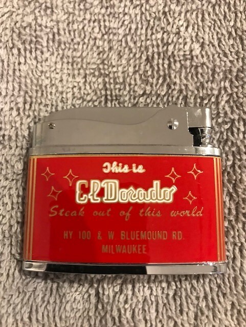 New Brother-Lite Lighter. This is El Dorado. 50's-60's Milwaukee Supper ...