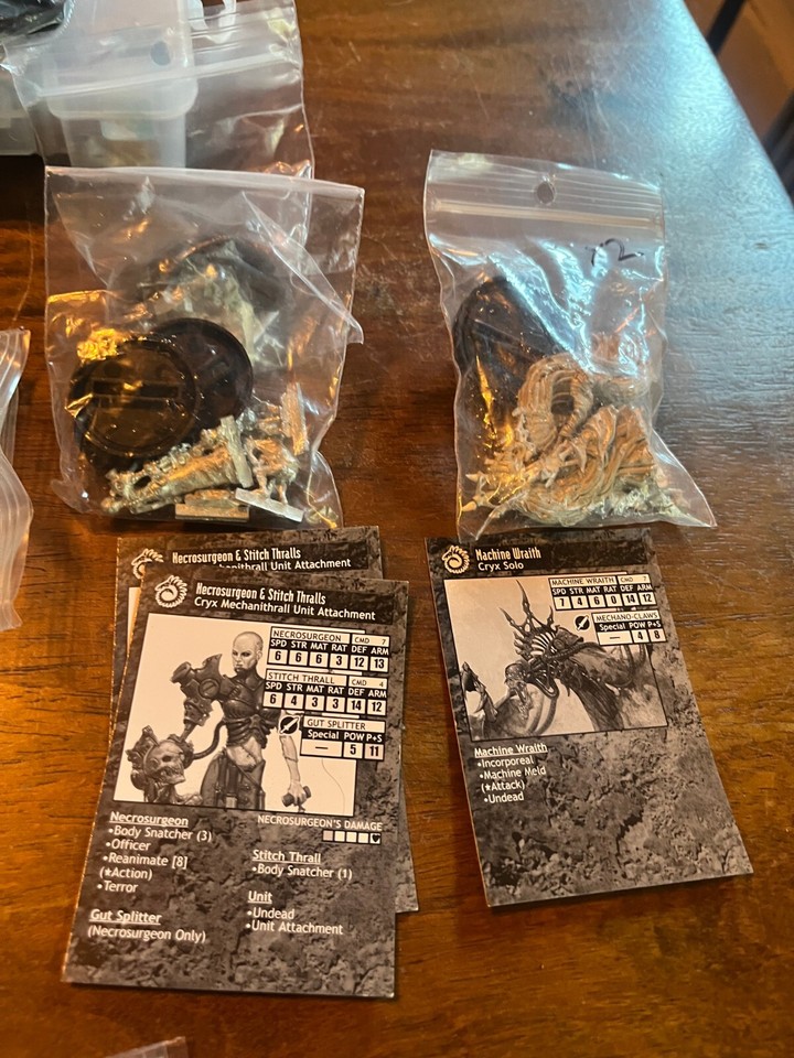 warmachine cryx army lot OOP | eBay