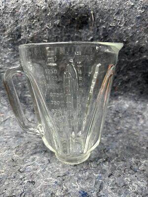 * Vintage Hamilton Beach 5 Cup 40OZ Glass Blender Replacement Pitcher ...