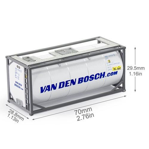 1pc HO Scale 20ft Oil Tank Car 1:87 Shipping Container Freight Cars ...