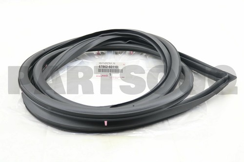 6786260110 Genuine Toyota WEATHERSTRIP, FRONT DOOR, LH 67862-60110 ...
