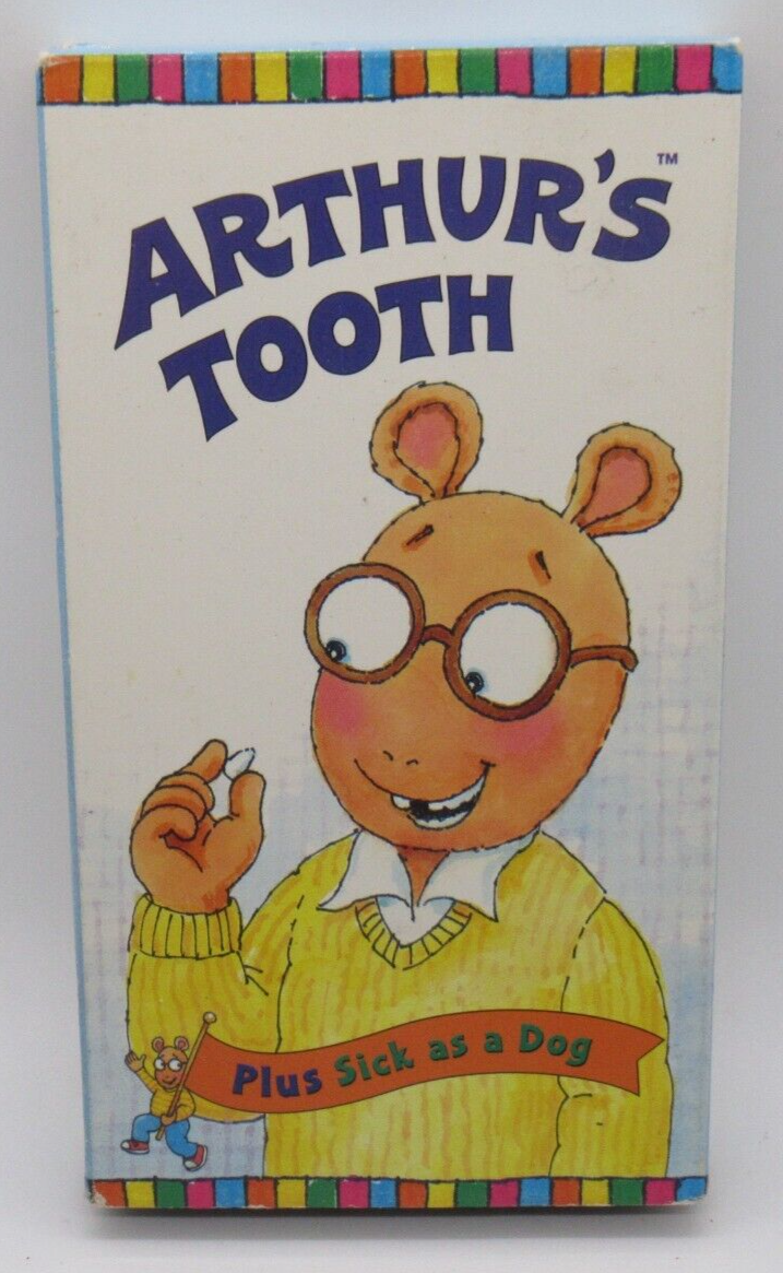 ARTHUR: ARTHUR'S TOOTH ANIMATED VHS VIDEO, 2 EPISODES, SICK AS A DOG | eBay