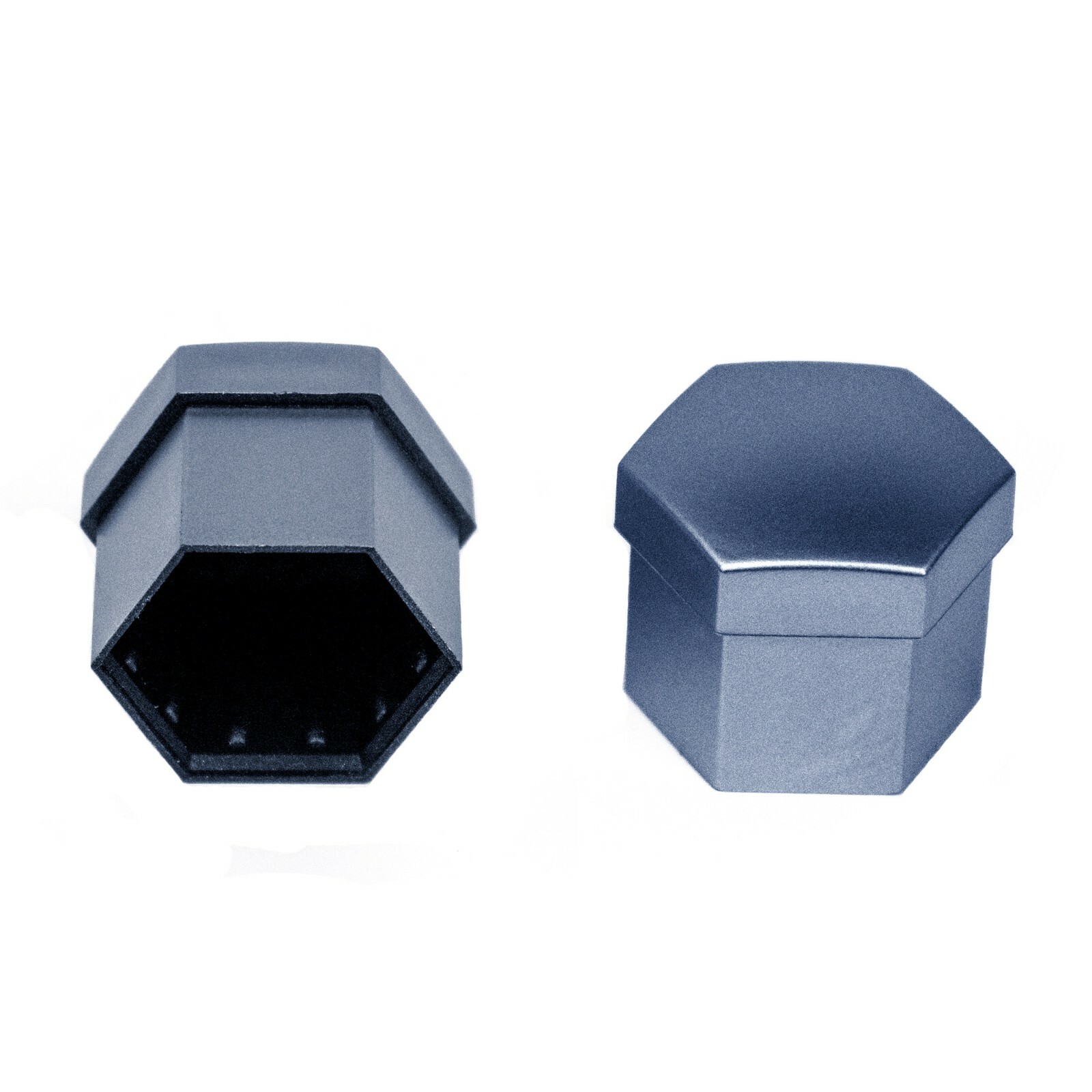 20x Radschraubenkappen Abdeckkappen Radmuttern SW 17/19/21/22 Silber ...