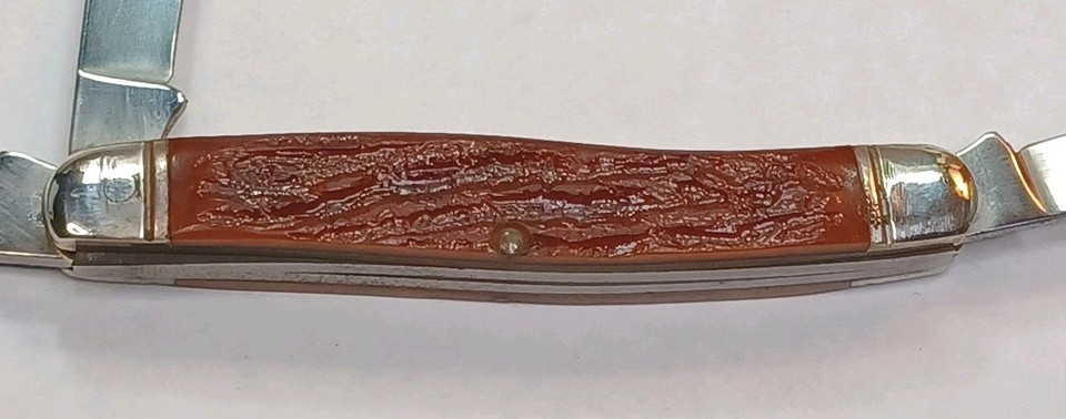 Vtg Camillus 67, 3 Blade Stockman Pocket Knife W/ Stag Delrin Scales, U ...