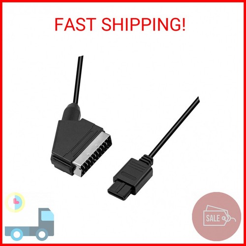 Mcbazel RGB Scart AV Cable for SNES GameCube(NGC) N64 NTSC 751571063931 ...