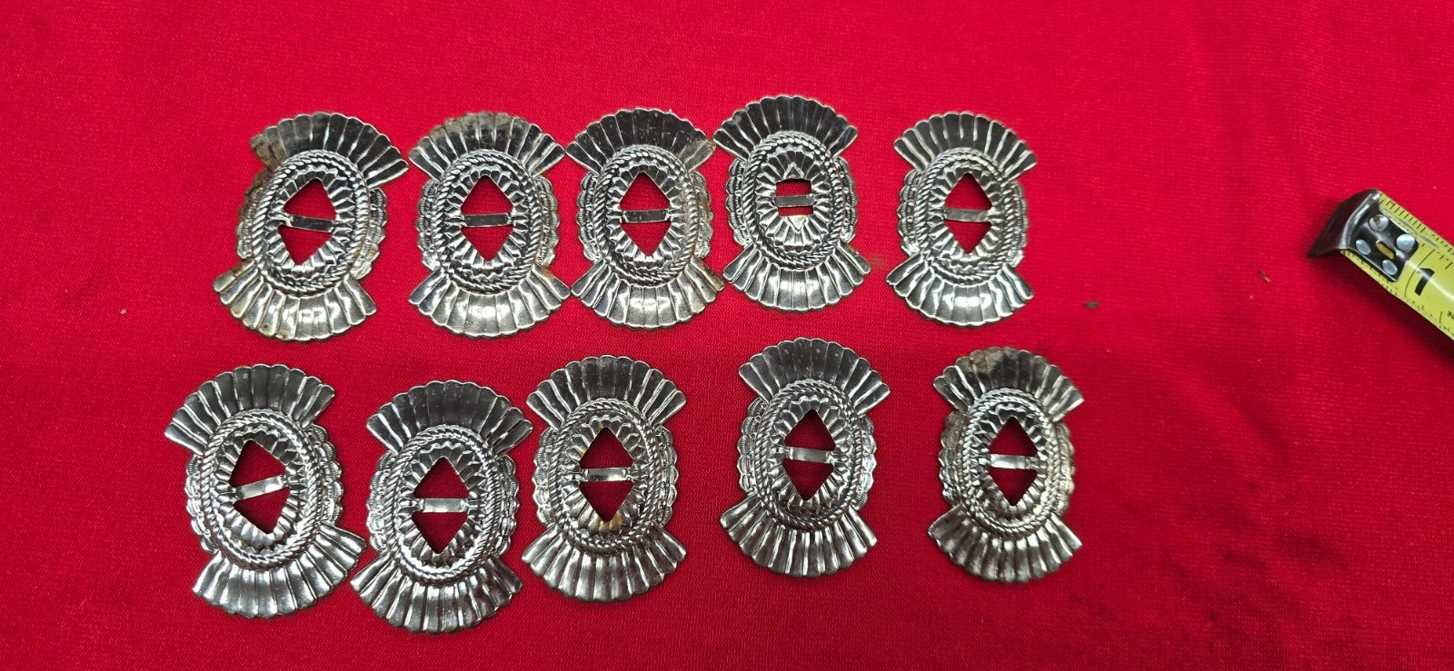 Lot of 10 Butterfly Pattern Conchos 810128160933| eBay