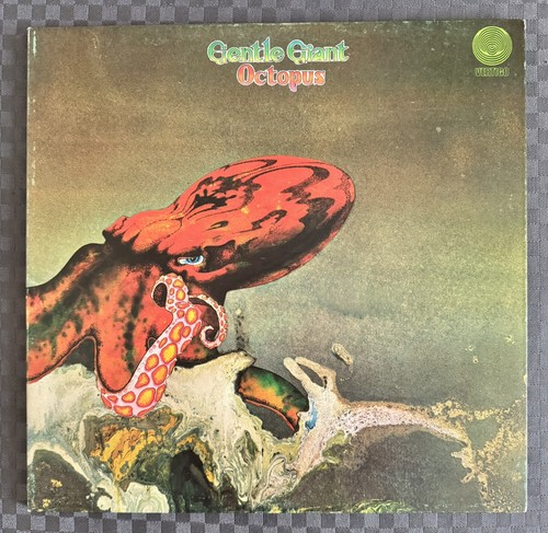 RARE PROG ROCK LP OCTOPUS Gentle Giant UK 1972 Pressing Vertigo 6360 ...