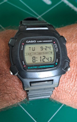 Vintage(1991) Casio W-740 Module-1189 Watch Electro Luminescence ...