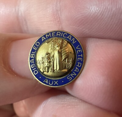 Vintage Disabled American Veterans Auxiliary Lapel Pin Gold Tone | eBay