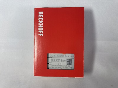 EL7211-9014 NEW BECKHOFF PLC Servo Drive Terminal Module EL72119014 w ...
