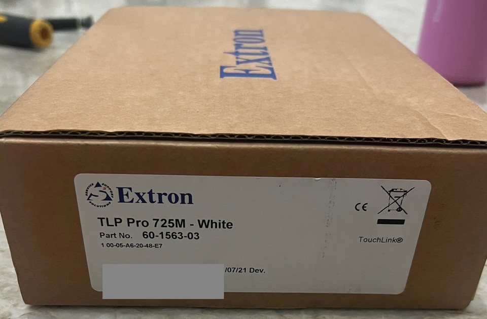 Extron TLP Pro 725M White - Wall Mount, 60-1563-03 TouchPanel | eBay