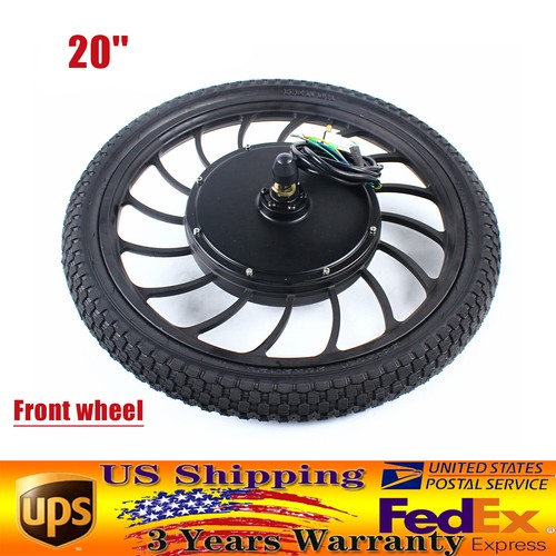 20 inch Hub Motor Ebike Front Wheel Electrical Bicycle Motor Conversion ...